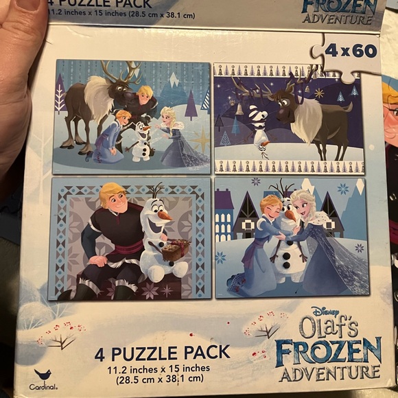 Disney | Toys | Disney Olafs Frozen Adventure Puzzle Pack Blue And ...